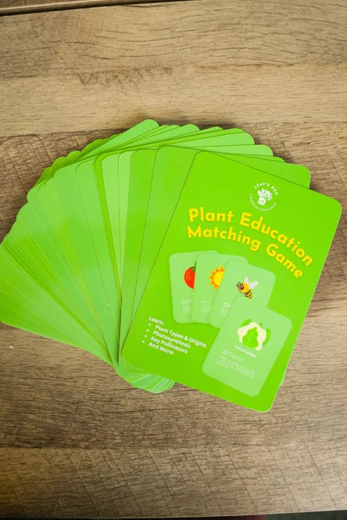 Plant Education Matching and Memory Card Game – Leaf'd Box