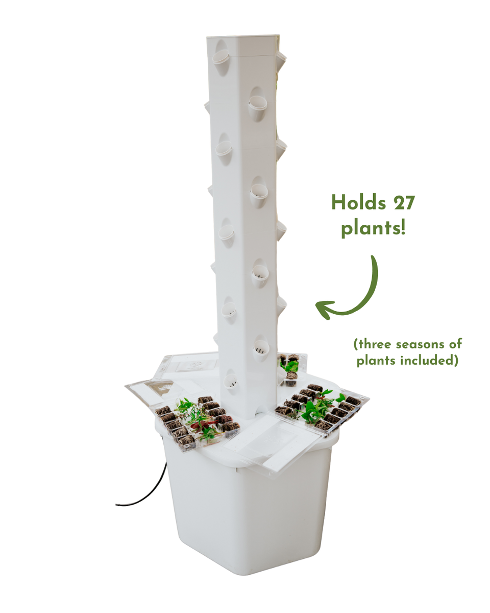 Outdoor Hydroponic Tower Kit with Science Curriculum (Region 1) – Leaf ...