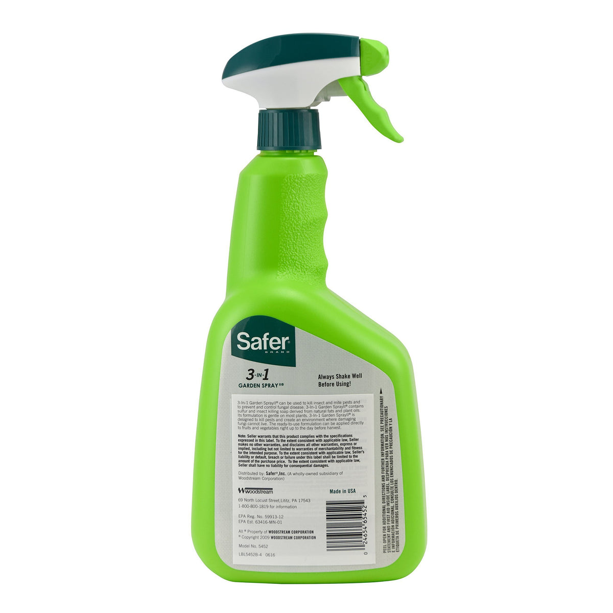 Safer Brand 5452 3-in-1 32-Ounce Ready-to-Use Garden Spray – Leaf'd Box